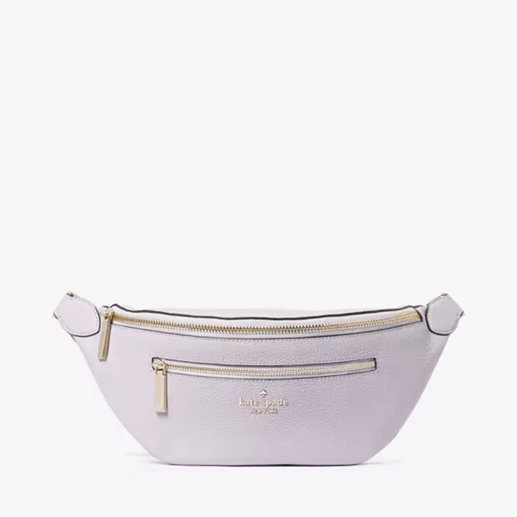 kate spade | Bags | Kate Spade Leila Pebbled Leather Belt Bag Fanny ...